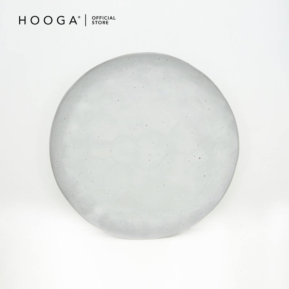 Hooga Reo Light Grey Dinner Plate Large | Shopee Malaysia