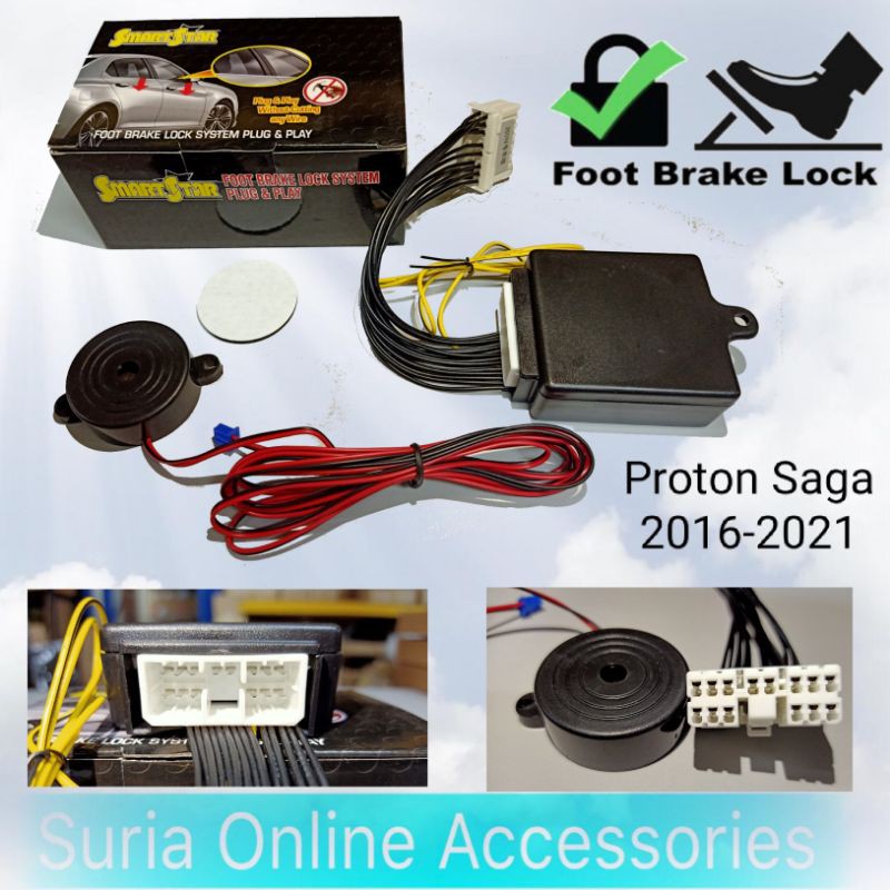 Proton Saga 2016-2021 Auto Brake Lock Module | Door Auto Lock When ...