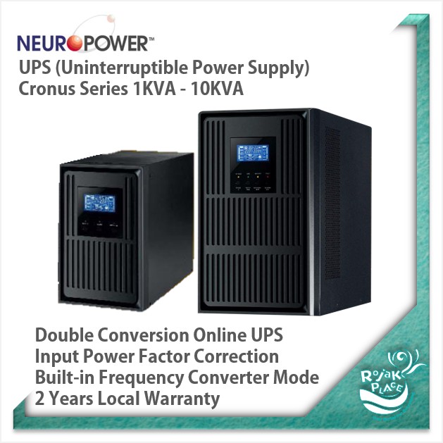 Neuropower Cronus 1kVA(1K) Online Double Conversion Uninterruptible ...