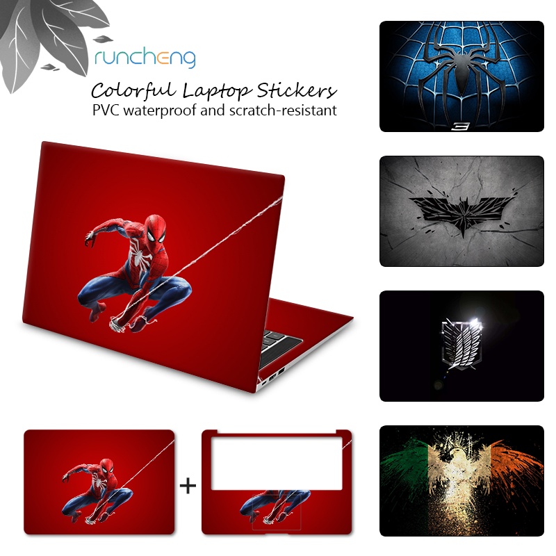DIY Marvel Cover Laptop Skin Laptop Sticker PVC No Glue Trace 10-17 ...