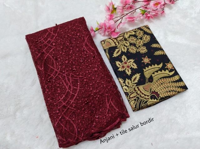 Batik Lace Indonesia (WineRed) | Shopee Malaysia