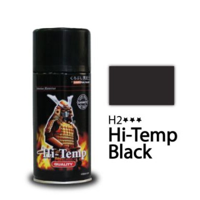 Samurai Hi Temp Spray Paint Black 300ml | Shopee Malaysia