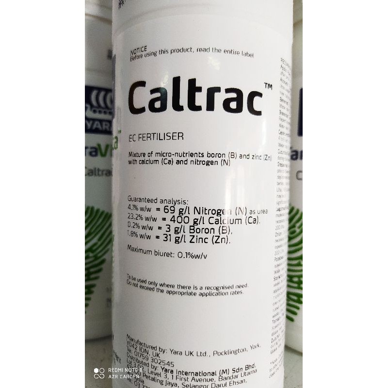 Yara Caltrac 1L Calcium Boron Yara Terbaik | Shopee Malaysia