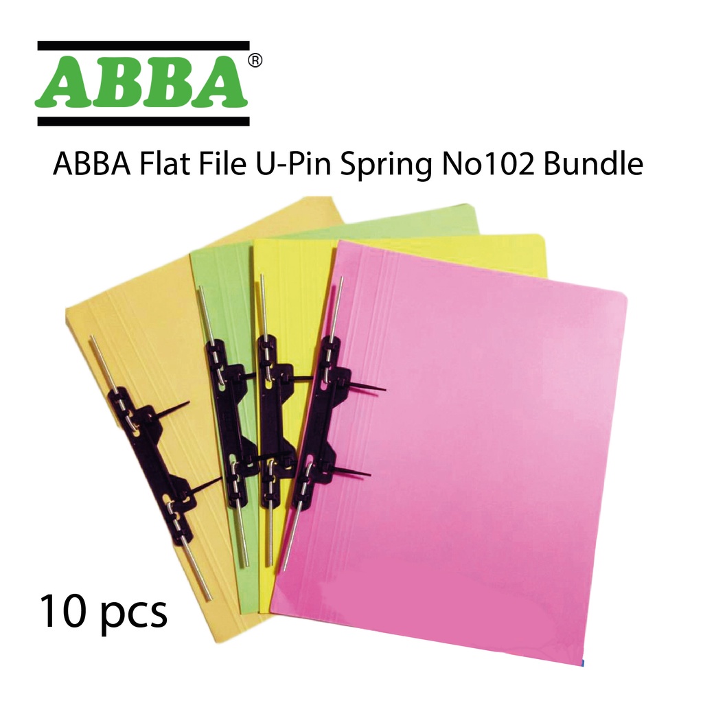 ABBA U-Pin Spring Paper File Bundle (10pcs) | Shopee Malaysia