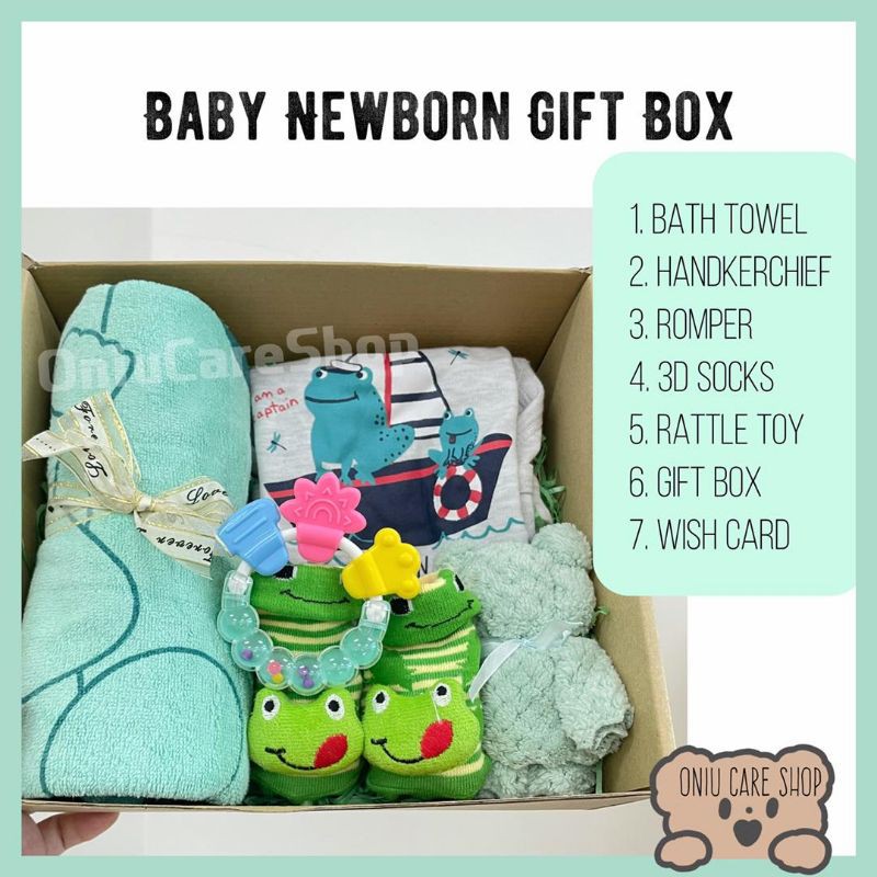 Bayi Hadiah BABY NEWBORN FULL MOON HAMPER/BABY NEWBORN GIFT BOX -BABY ...