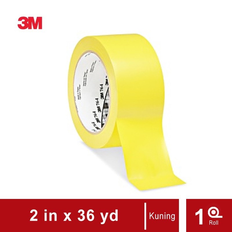 3m Vinyl Marking Tape 764 Yellow, 2 in x 36 yd, 0.125mm Thickness | Shopee Malaysia