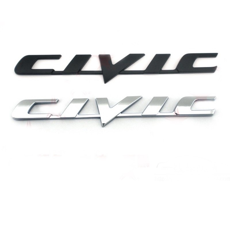 HONDA CIVIC FD BLACK EMBLEM HONDA CIVIC FD CHROME EMBLEM TYPE R MUGEN ...