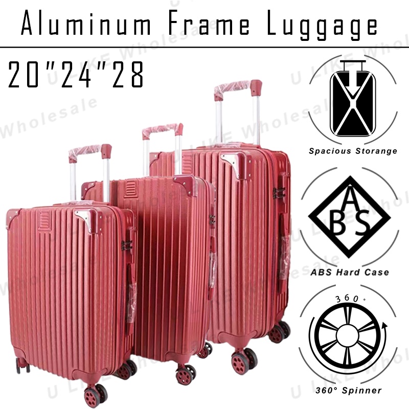 Ready Stock/Retro Luggage Aluminium Corner Design 3 IN 1 20"+24"+28 ...