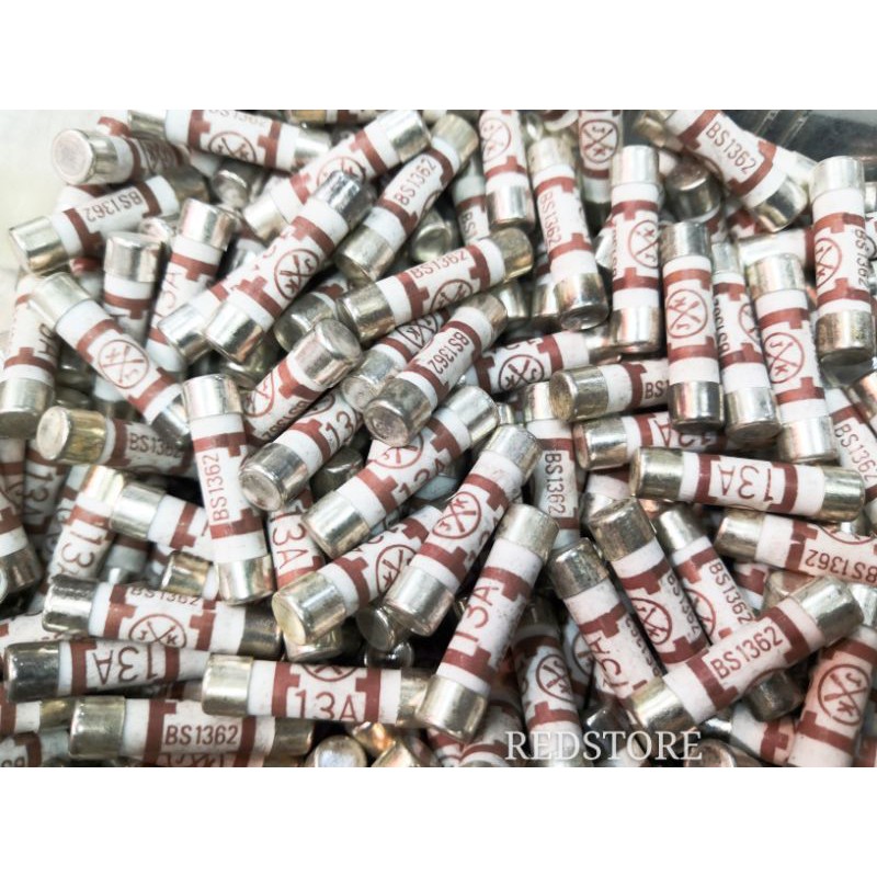 ((10pcs per pack)) 13A 13 Ampere plug top fuse only (10pcs/pack ...