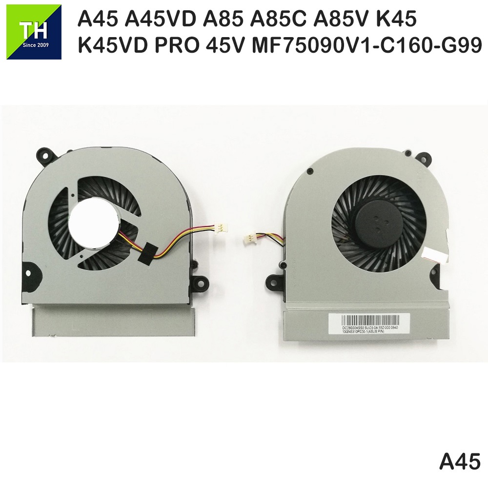 Asus A45 A45VD K45 A85 A85C A85V PRO45V Series Laptop Replacement Fan ...