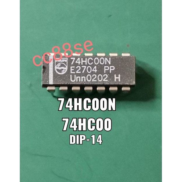 74HC00N 74HC00 DIP-14 INTERGRATED CIRCUIT IC | Shopee Malaysia