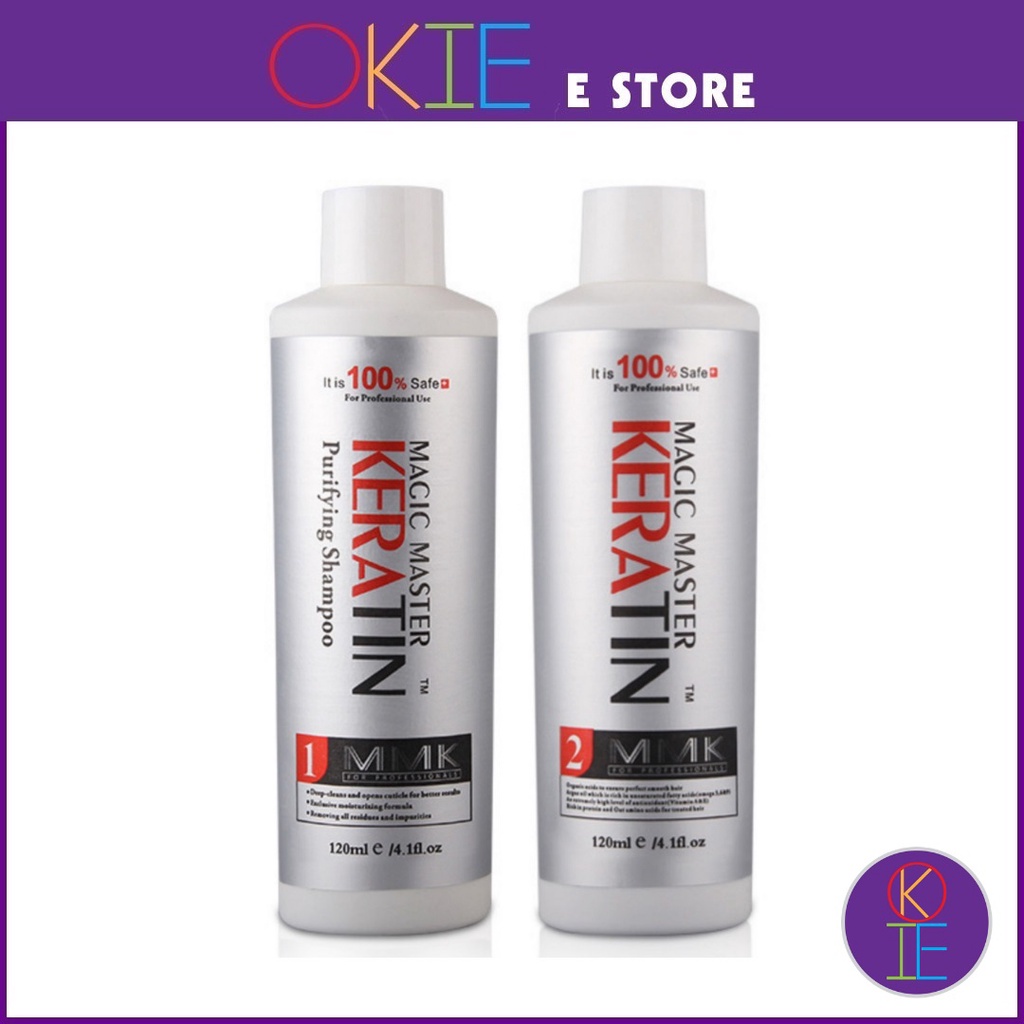 MMK Magic Master Keratin Purifying Shampoo (120ml) & Keratin Treatment ...