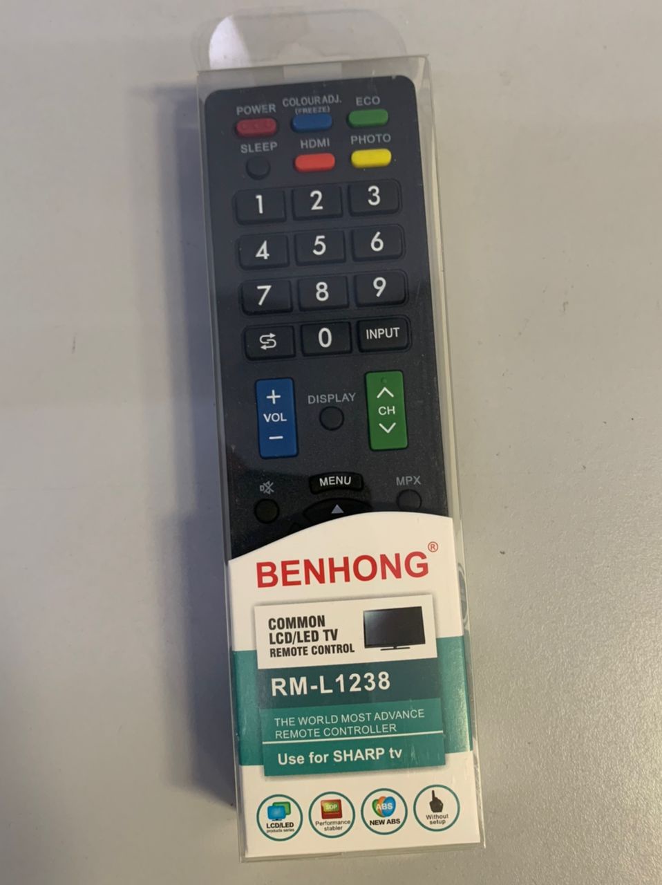 SHARP TV LED/LCD RM-L1238 Remote Control with box/ Sharp Youtube Netflix Android Smart TV Remote ...