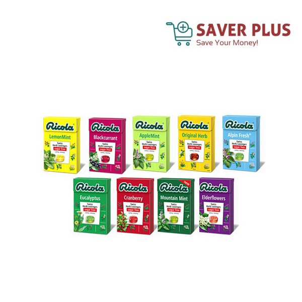 Ricola Swiss Herb Lozenges 40g (Assorted Flavors) | Shopee Malaysia