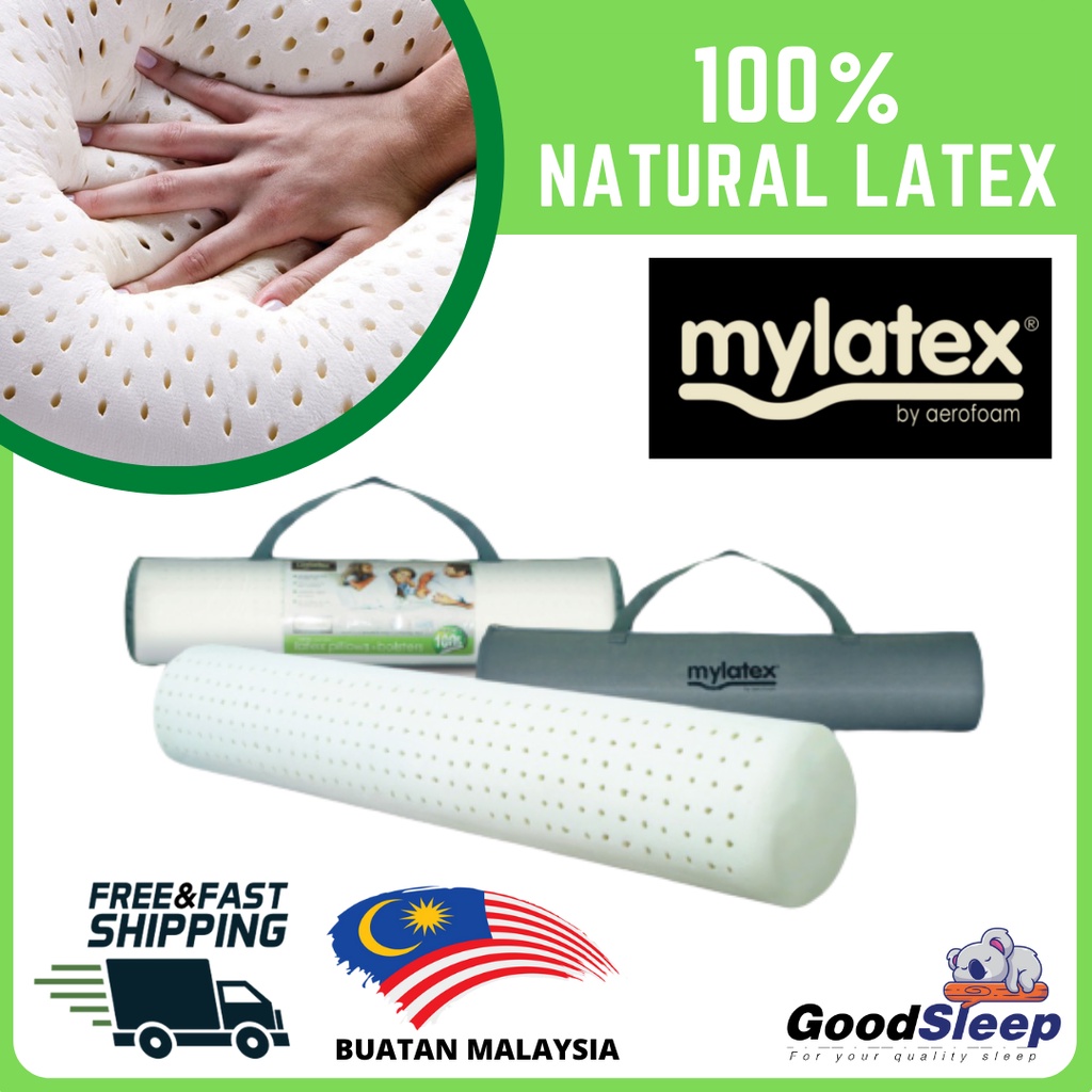 🌟𝐑𝐞𝐚𝐝𝐲 𝐒𝐭𝐨𝐜𝐤 + 𝐅𝐫𝐞𝐞 𝐒𝐡𝐢𝐩𝐩𝐢𝐧𝐠🌟MyLatex 100% Natural Latex Pinhole Bolster / Bantal Peluk Getah ...