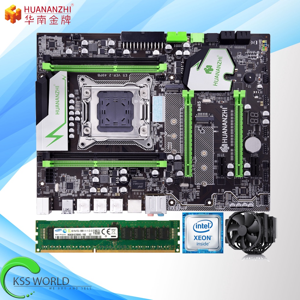 HUANANZHI X79 Motherboard Set With Ram / Processor / CPU COOLER ...