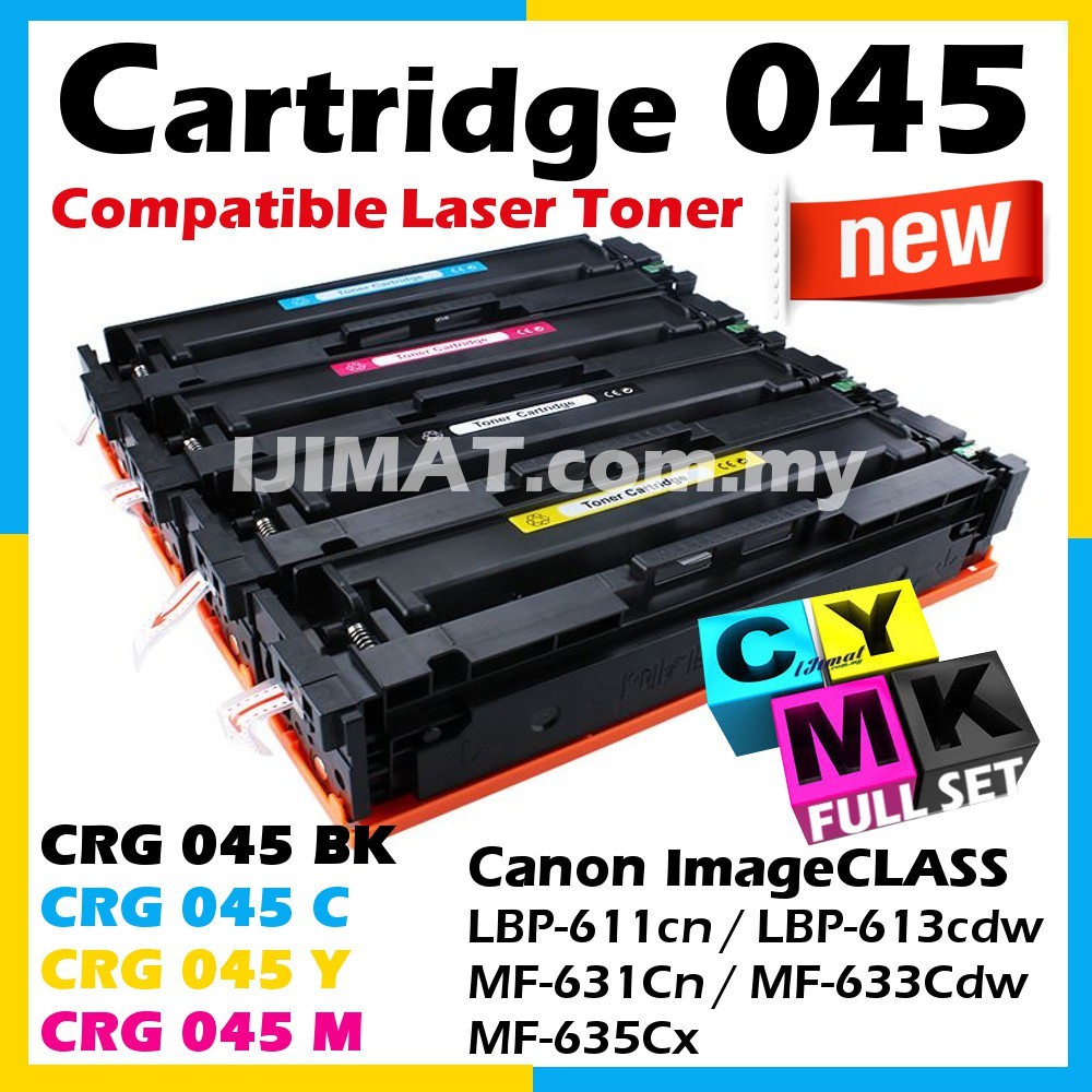 Compatible to Canon 045 045H CRG Cartridge 045 CRG045 MF 631cn 633cdw ...