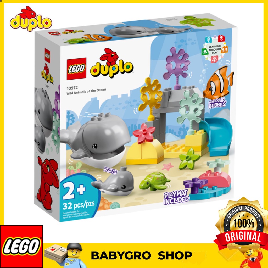 LEGO Duplo 10972 Wild Animals of the Ocean ( 32pieces) 2+ | Shopee Malaysia