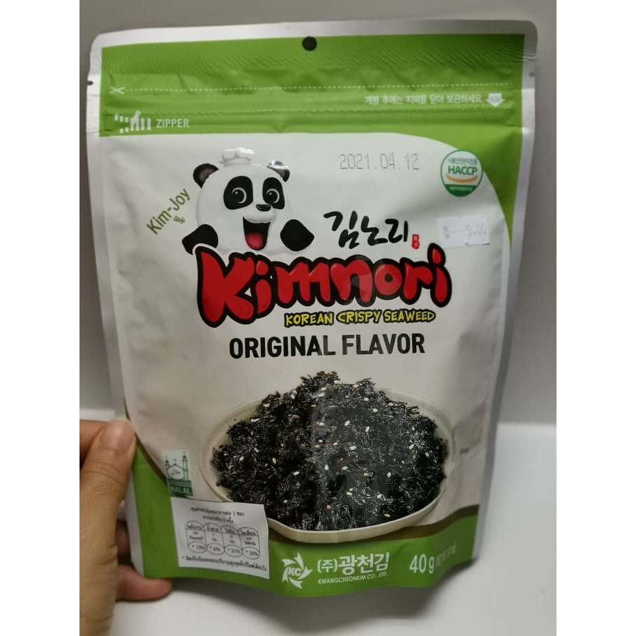 KIMNORI CRISPY SEAWEED 40G ORIGINAL FLAVOR | Shopee Malaysia