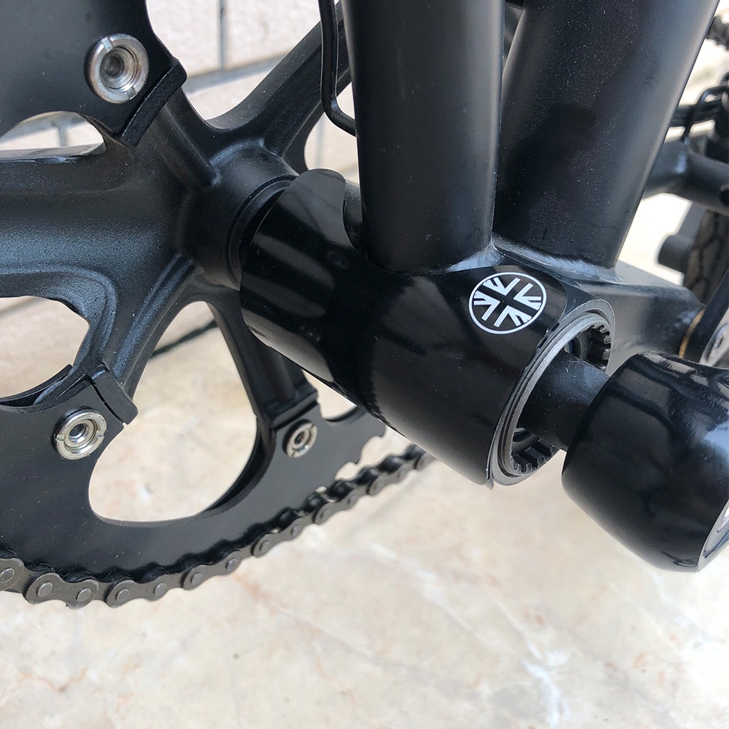 TWTOPSE British Flag Alloy Bicycle Frame Protector For Brompton 3SIXTY ...