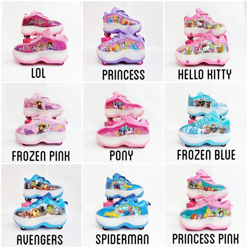 Character Wheel Shoes/Girl's Wheel Shoes/Kids Wheel Shoes/ FROZEN Wheel ...