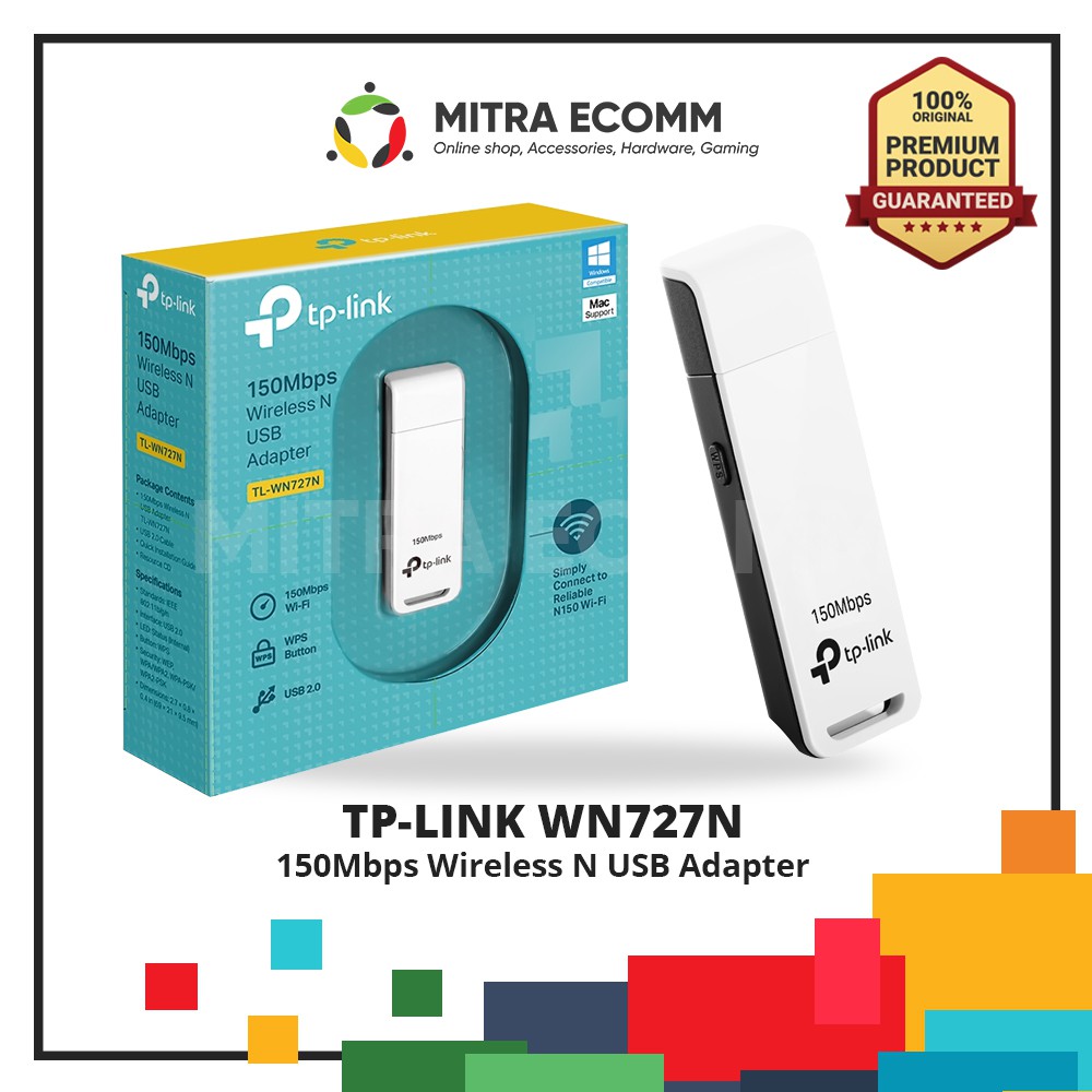 Tp-link TL-WN727N - 150Mbps Wireless N USB Adapter | Shopee Malaysia