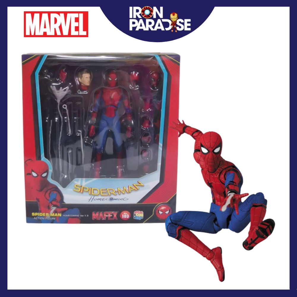 [READY STOCK] Mafex 103 Homecoming Spiderman Spiderman Adjustable ...