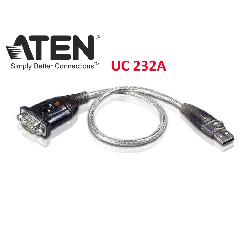 ATEN UC232A USB to 9-pin RS232 Serial Port Adaptor | Shopee Malaysia
