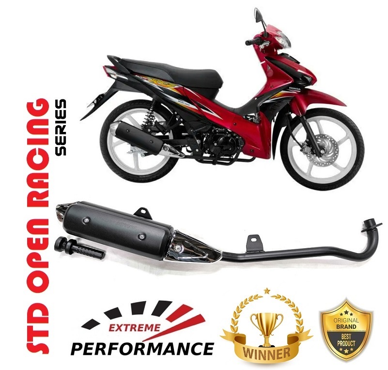 Racing Standard Exhaust Ekzos EPOWER BERANG Honda exzos Wave Dash 110 ...