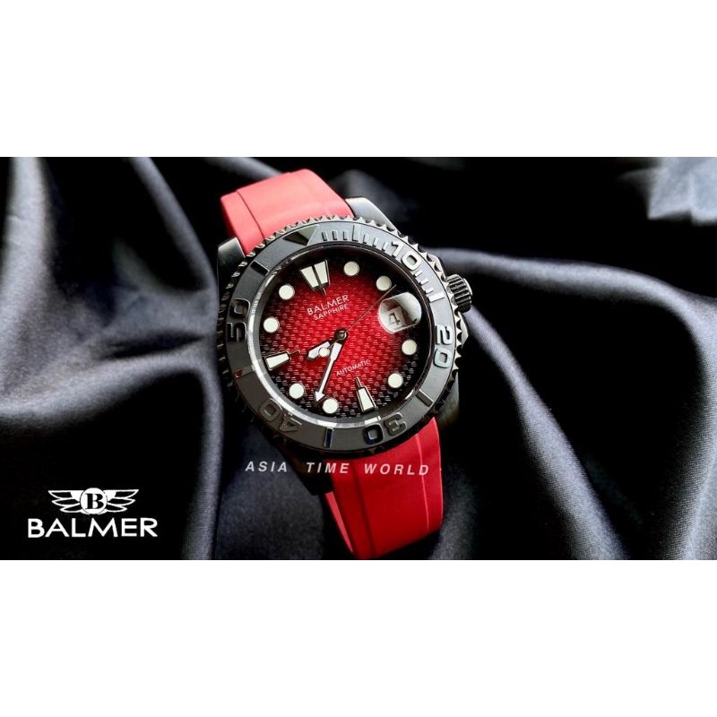 BALMER | 8141G BK-49 Classic Automatic Sapphire Men's Watch with Black ...