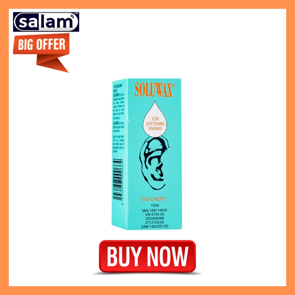 SOLUWAX EAR DROPS 10ML (EXP 06/24) | Shopee Malaysia