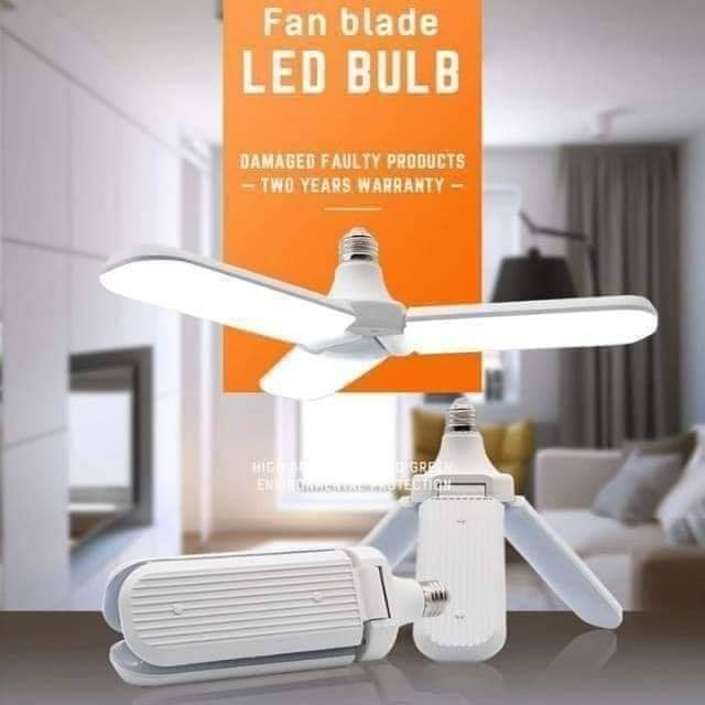 HONG MING NEW 45W Foldable Fan Blade LED Light Bulb | Shopee Malaysia