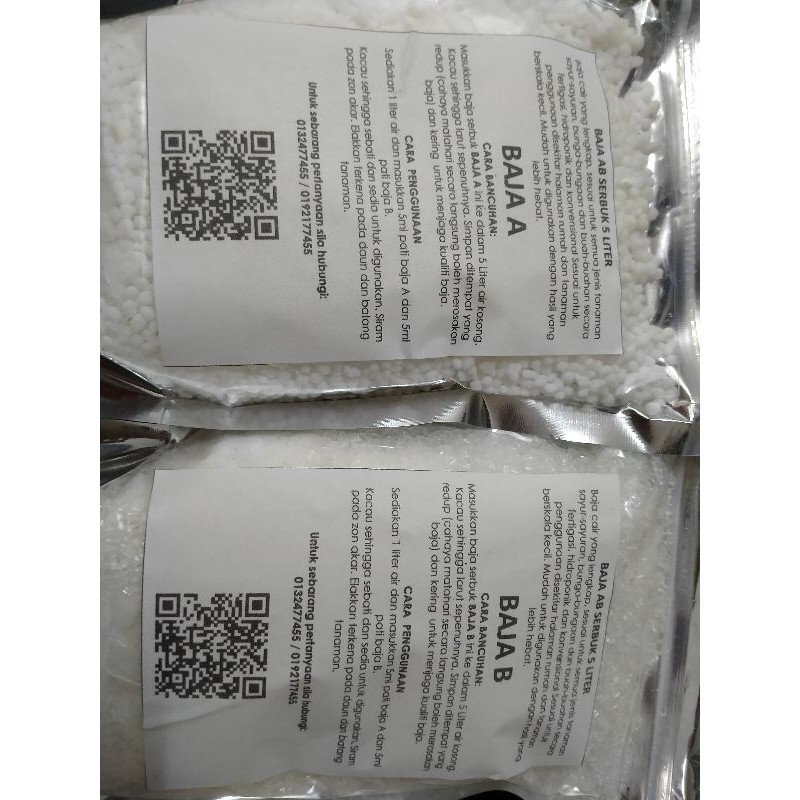 Baja AB serbuk 1kg/5 liter | Shopee Malaysia