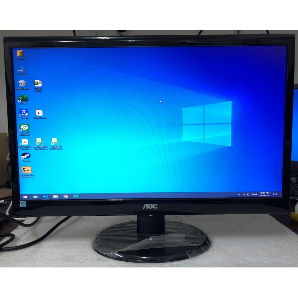 AOC E2250SWD 22" Widescreen LED HD Monitor | Shopee Malaysia