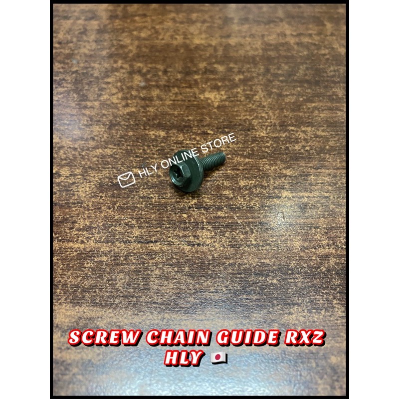 Skru Getah Rantai Swing Arm Screw Chain Guide Yamaha RXZ 100% Original ...
