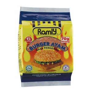 100% Original Ramly Burger Ayam / Daging Rasa Panggang 420g (KLANG ...