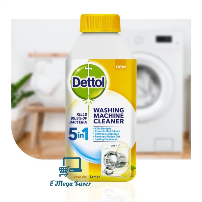 Dettol 5in1 Washing Machine Cleaner 250ml (8.45fl oz) | Shopee Malaysia