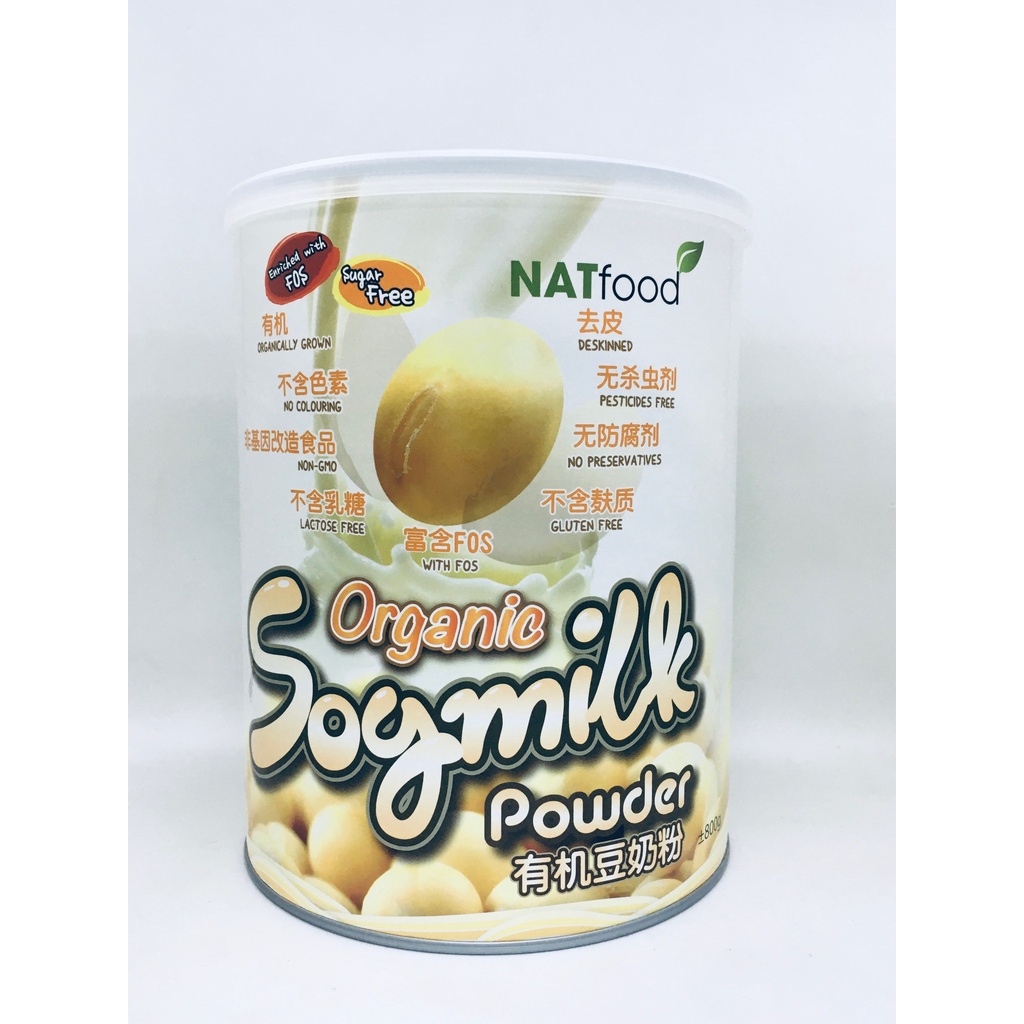 NATfood Organic Soymilk Powder 800g | Shopee Malaysia