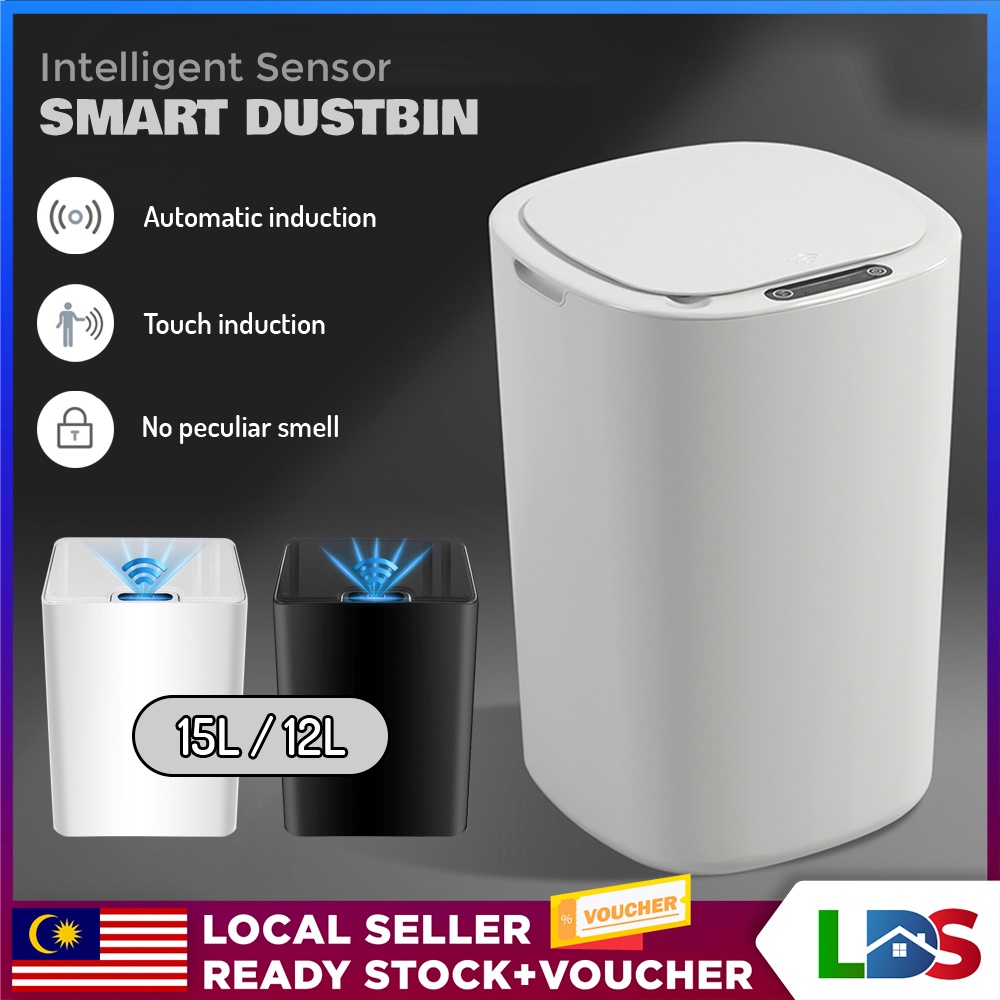 LDS Automatic Dustbin Room Smart Dustbin Kitchen Dustbin Rubbish Bin ...