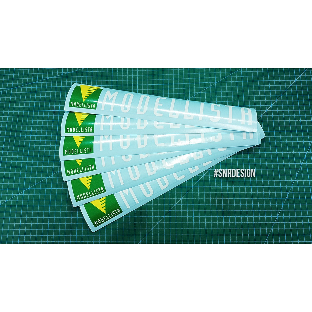 MODELLISTA - Rear windshield decal/sticker | Shopee Malaysia