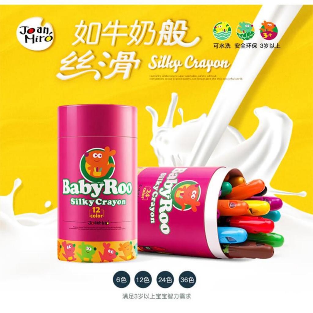Joan Miro Baby Roo Silky Crayon (36 Colors)oan Miro Baby Roo Silky ...