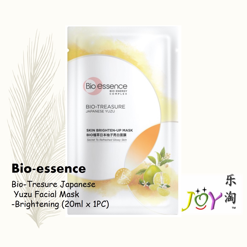 Bio-essence Bio-Treasure Japanese Yuzu Facial Mask - Brightening (20ml ...