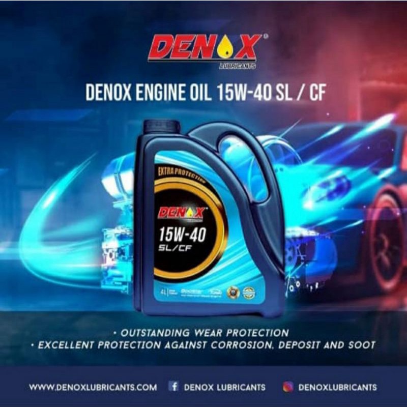 💥HOT ITEM💥 Engine Oil 👍🏼DENOX Lubricants👍🏼Fully/Semi/Mineral | Shopee ...