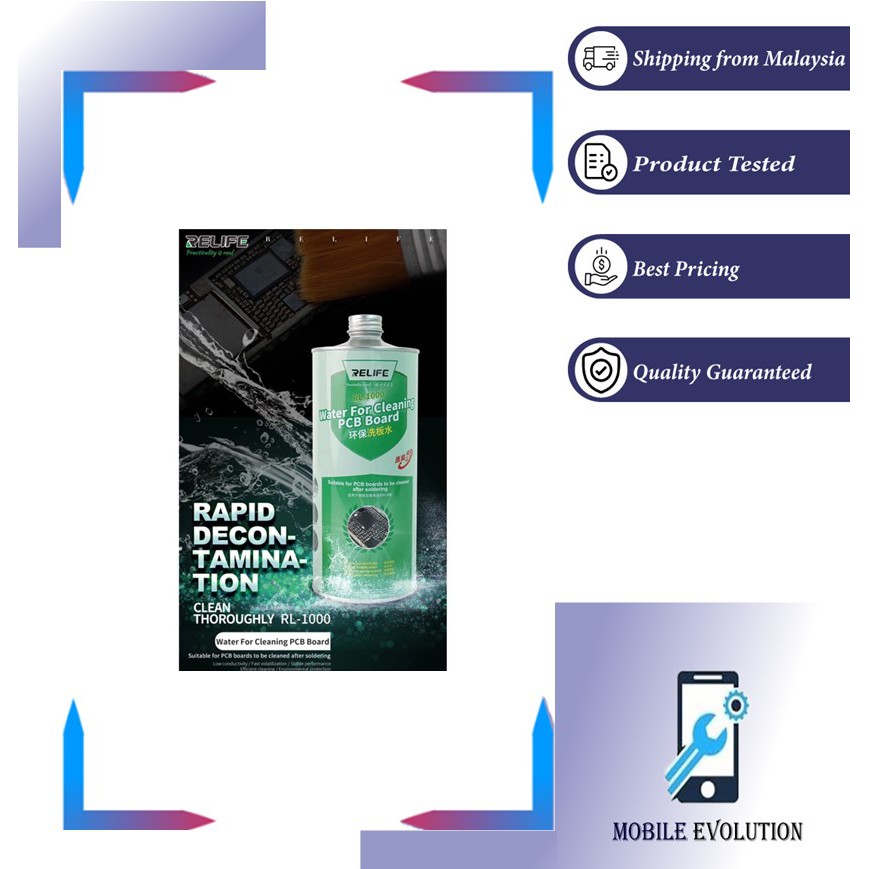 RELIFE RL-1000 Water For Cleaning PCB Board | Shopee Malaysia