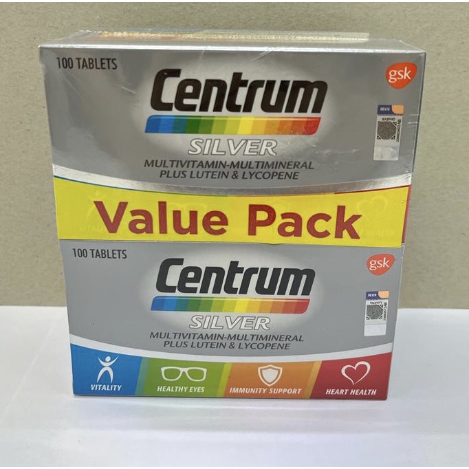 Centrum SILVER 2x100s (Exp: 7/2025) | Shopee Malaysia