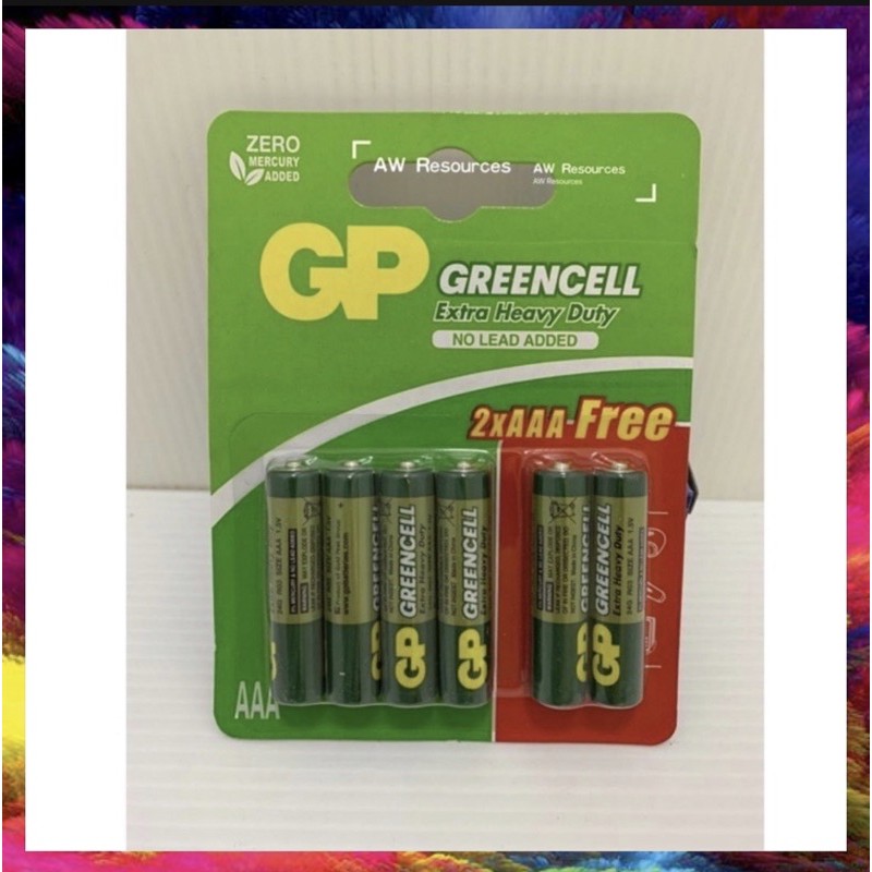 [Original] GP Alkaline Battery AAA GREENCELL | Shopee Malaysia
