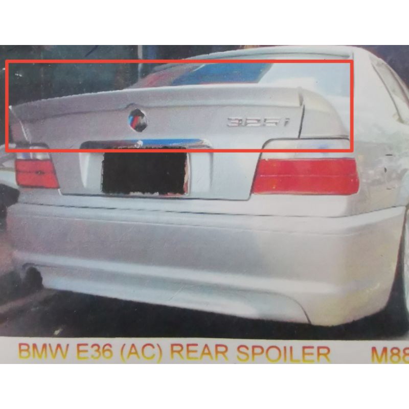 BMW E36 AC Spoiler Fibreglass Without Paint | Shopee Malaysia