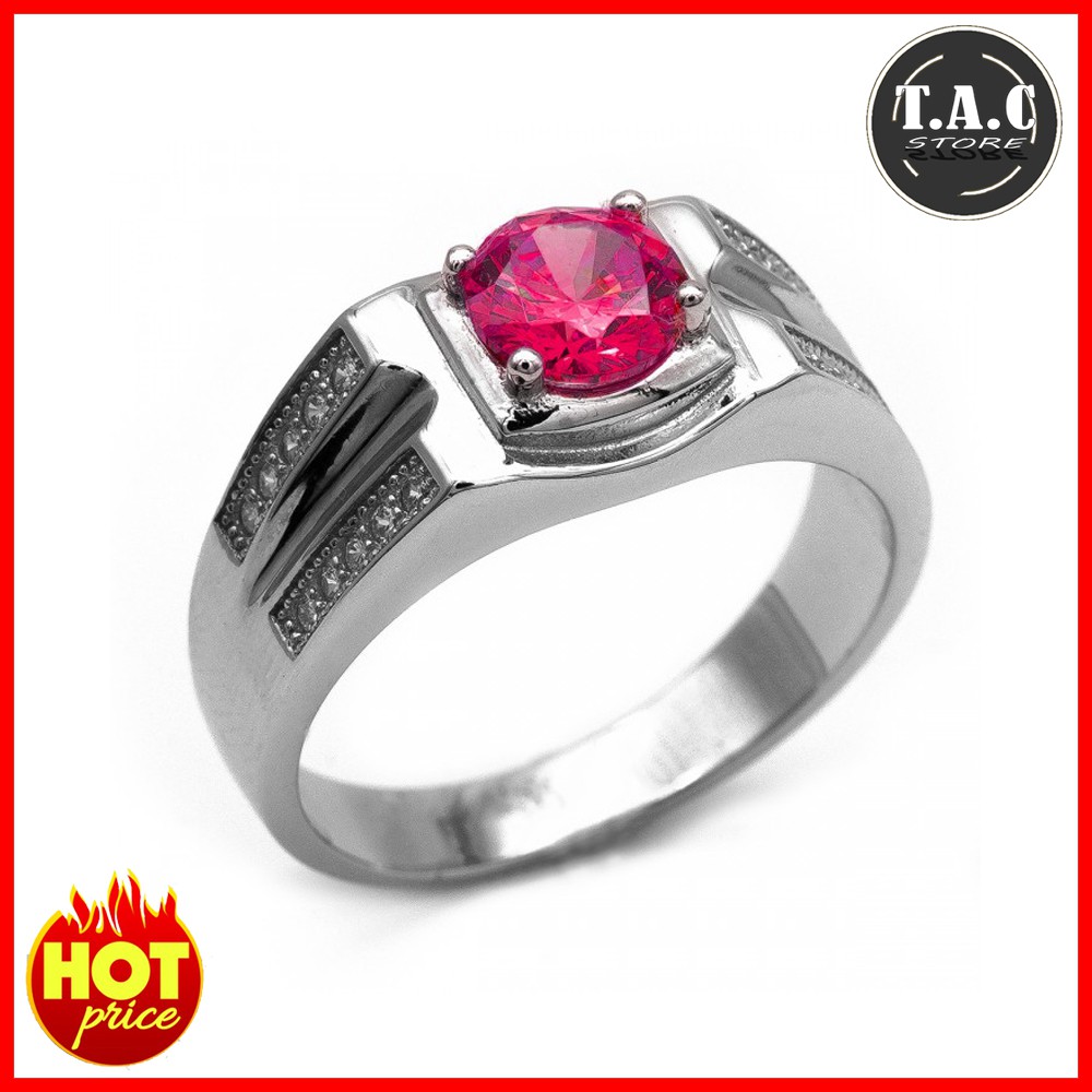🔥CINCIN PERAK/ SILVER TULEN🔥925 GENUINE SILVER ENGAGEMENT RING R18(R ...