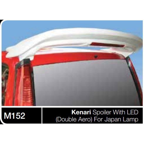 Perodua Kenari rear boot trunk roof ducktail lip spoiler wing bodykit ...