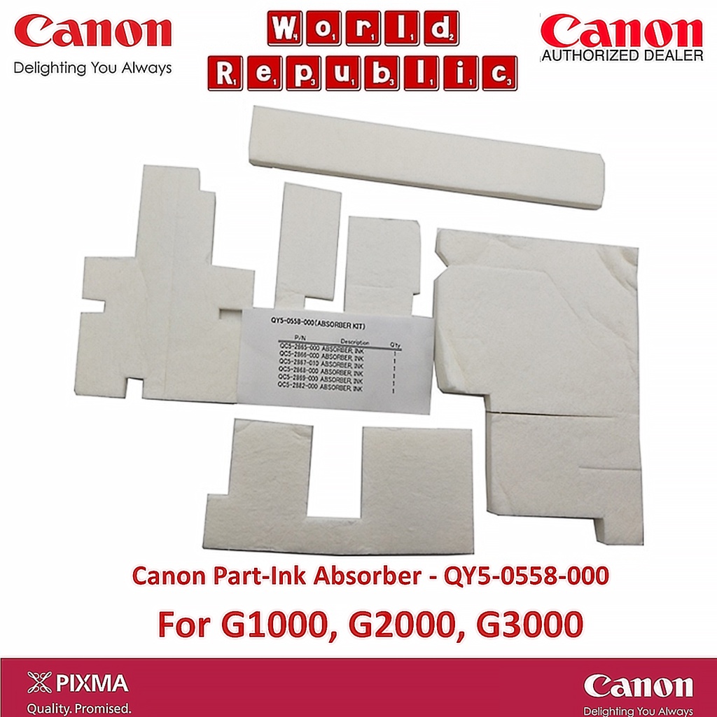 CANON QY5-0558-000 WASTE INK ABSORBER For G-Series for ERROR CODE 5B00 - 100% Original Canon ...